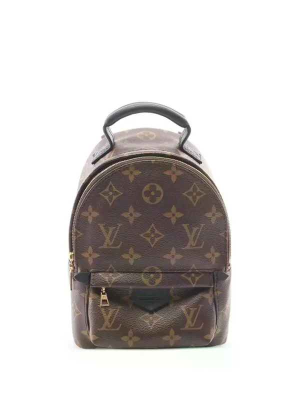 LOUIS VUITTON Mini Palm Springs Monogram Backpack - Brown