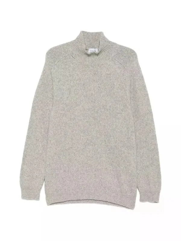 SCAGLIONE Raglan-sleeve High-neck Sweater - Grey