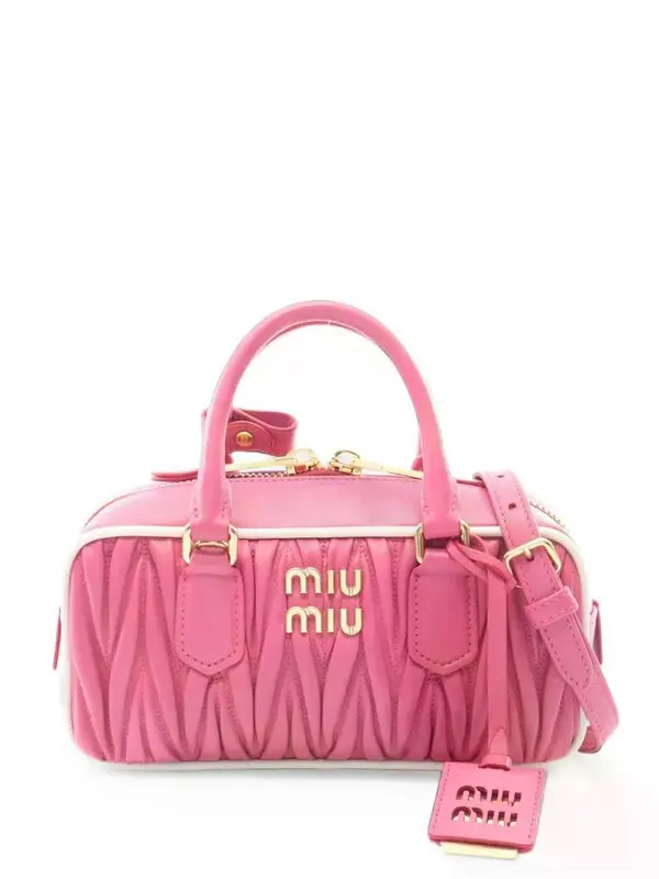 Miu Miu Matelassé Handbag - Pink
