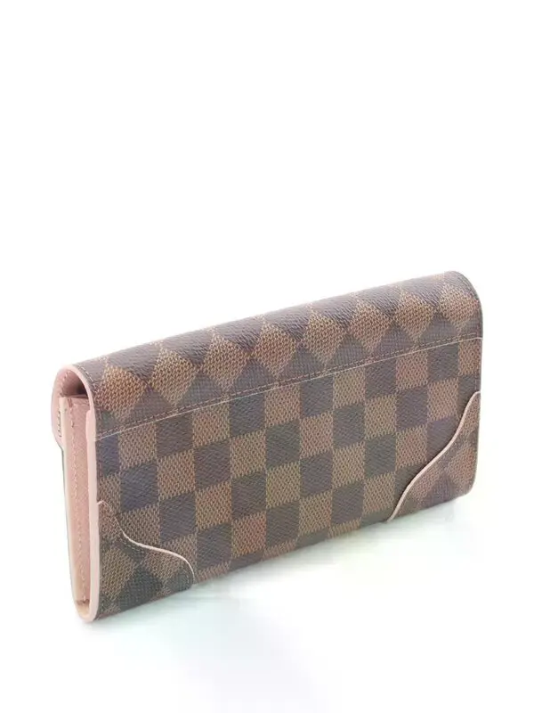 LOUIS VUITTON 2018 Damier Ebene Kaisa Wallet