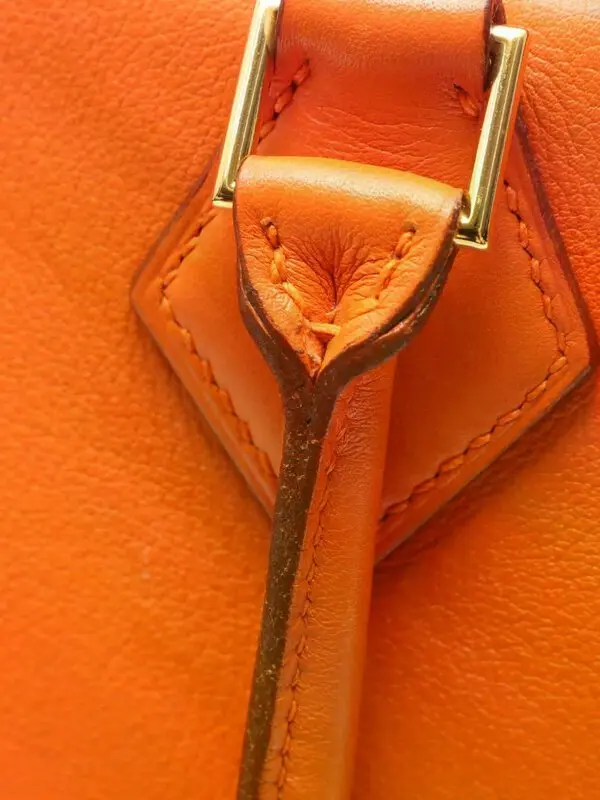 Hermès 1998 32 Plume Handbag - Orange
