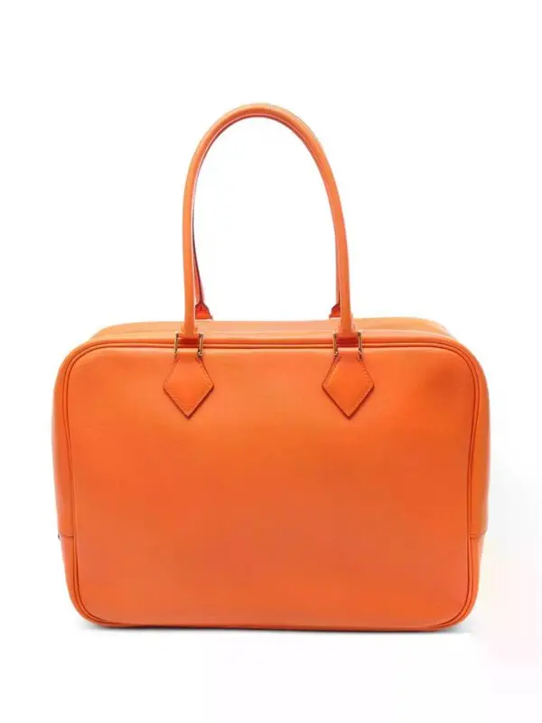 Hermès 1998 32 Plume Handbag - Orange