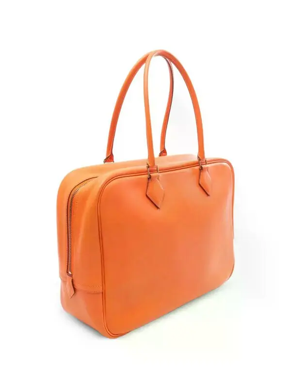 Hermès 1998 32 Plume Handbag - Orange