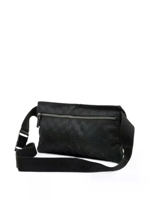 Gucci 2000-2015 Gg Canvas Double Pocket Belt Bag