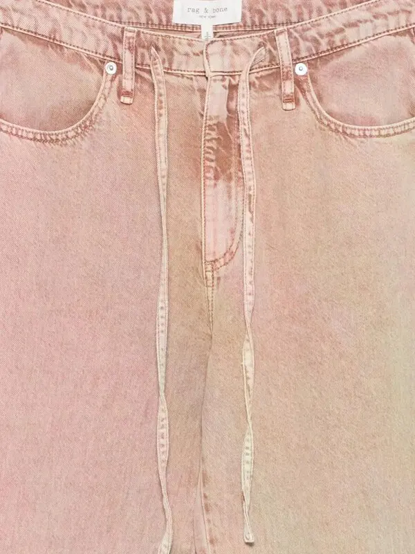 Rag & Bone Drawstring Straight-leg Jeans