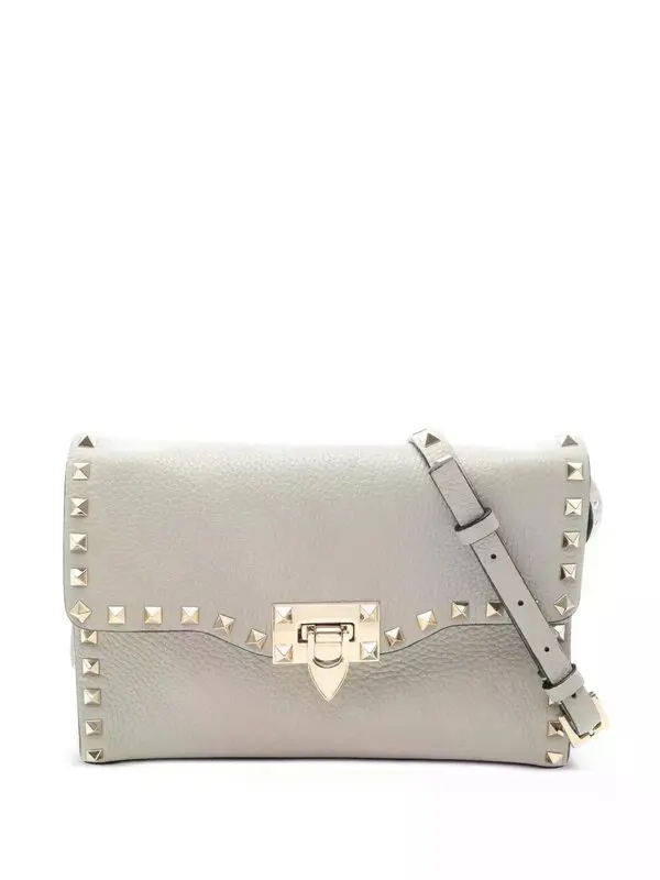 Valentino Garavani Rockstud Shoulder Bag - Grey