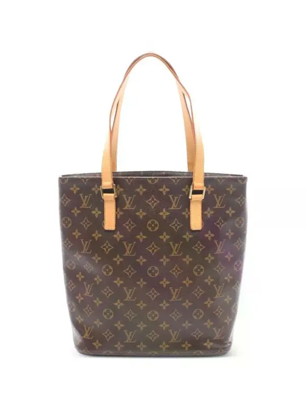 LOUIS VUITTON Monogram Canvas Tote Bag - Brown