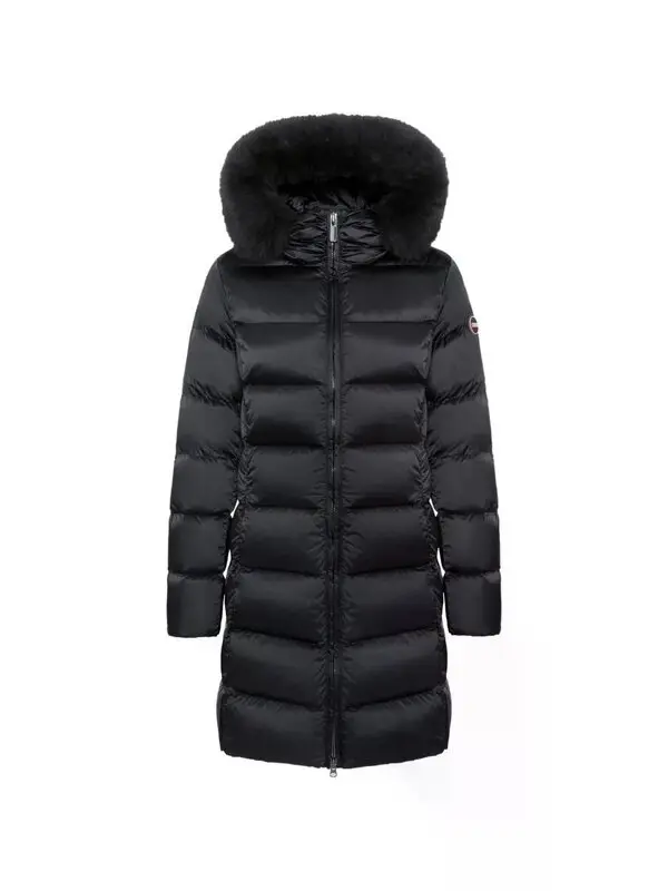 COLMAR Fur-trim Quilted Coat