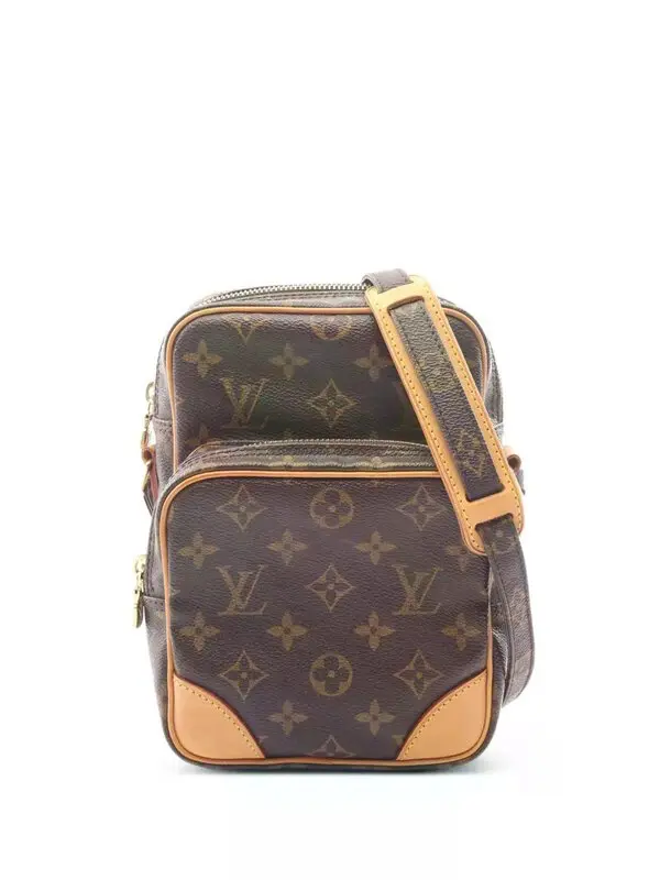 LOUIS VUITTON Monogram Canvas Crossbody Bag - Brown