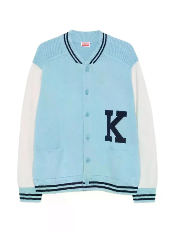 Kenzo Varsity Logo-embroidered Cardigan