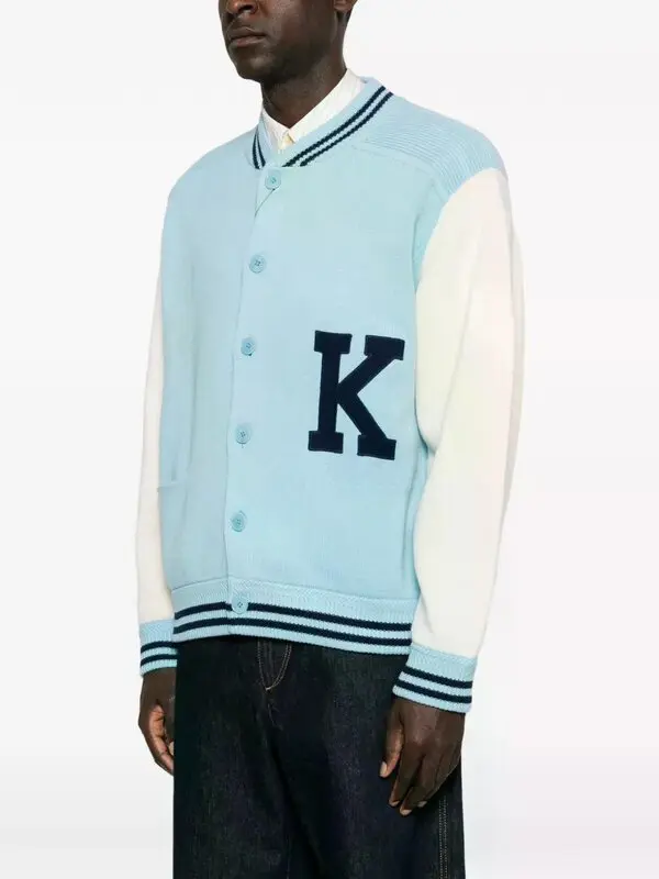 Kenzo Varsity Logo-embroidered Cardigan