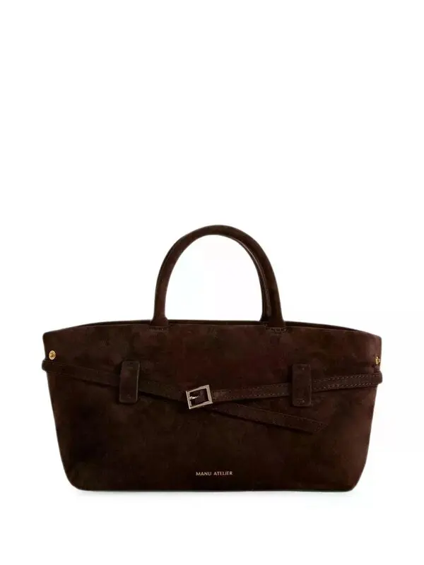 Manu Atelier 25 Le Cambon Suede Tote Bag