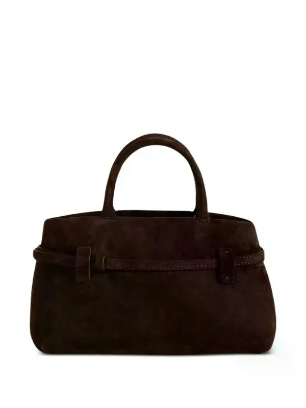 Manu Atelier 25 Le Cambon Suede Tote Bag - Brown