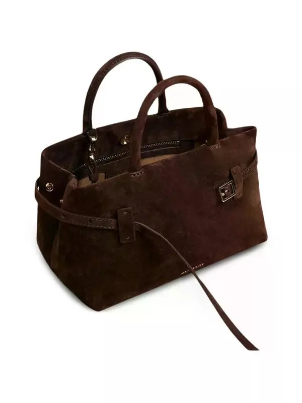 Manu Atelier 25 Le Cambon Suede Tote Bag - Brown