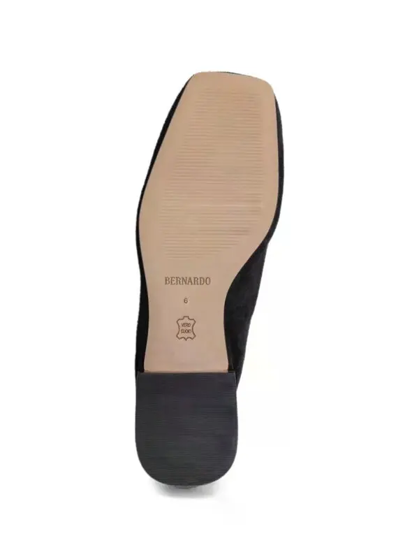 Bernardo Porto Square-toe Mules - Black