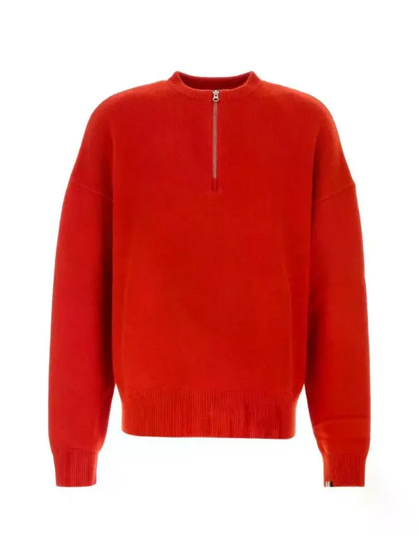 Extreme Cashmere N°496 Like Quarter-zip Sweater - Red