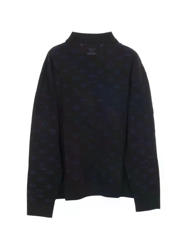 LOUIS VUITTON Monogram Pattern Zip-up Jacket