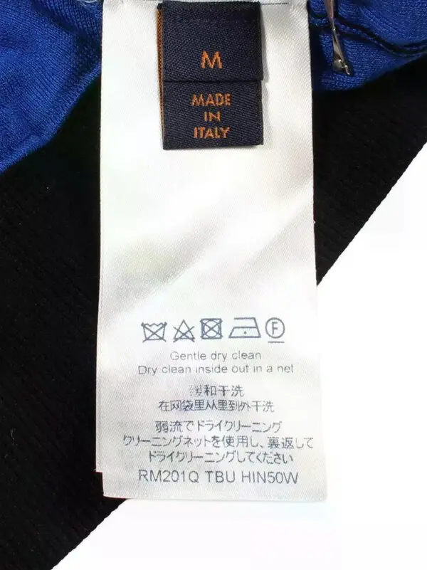 LOUIS VUITTON Monogram Pattern Zip-up Jacket - Black