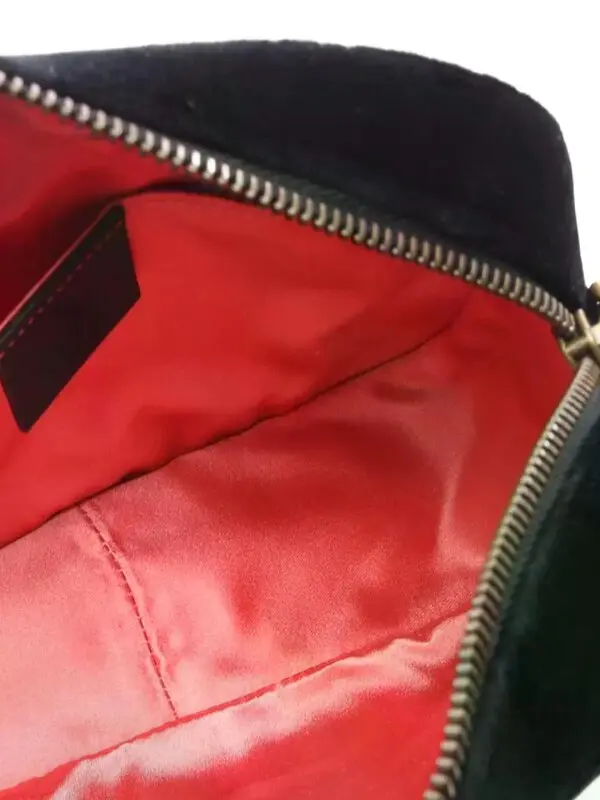 Gucci Gg Marmont Crystal Embellished Velvet Mini Bag