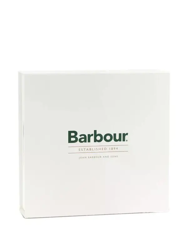 Barbour Tartan Pattern Scarf And Beanie Hat Set