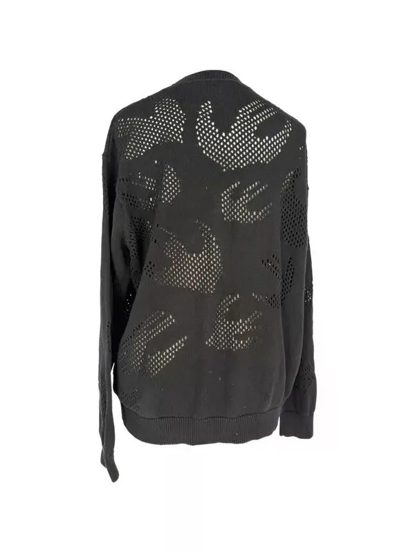 Alexander McQueen Pointelle Swallow Sweater