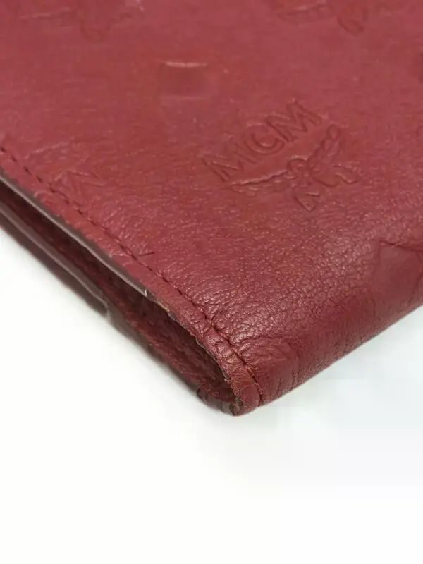 Mcm Visetos Embossed Card Case