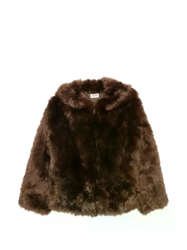 P.a.r.o.s.h Faux Fur Hooded Jacket