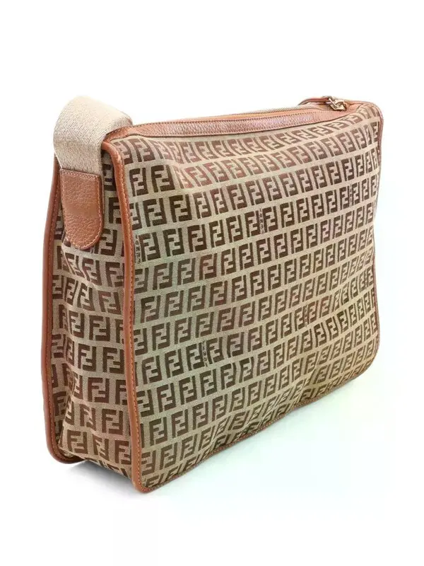 Fendi 2000s Zucchino Pattern Shoulder Bag