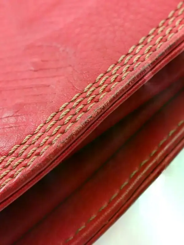 Loewe 2000s Anagram Cross Body Bag - Red