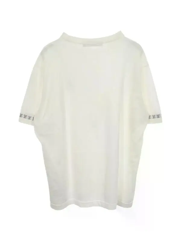 LOUIS VUITTON 2000s Logo-knit T-shirt