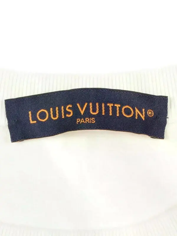 LOUIS VUITTON 2000s Logo-knit T-shirt