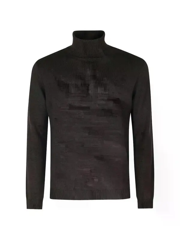 ROBERTO COLLINA Roll-neck Knitted Sweater