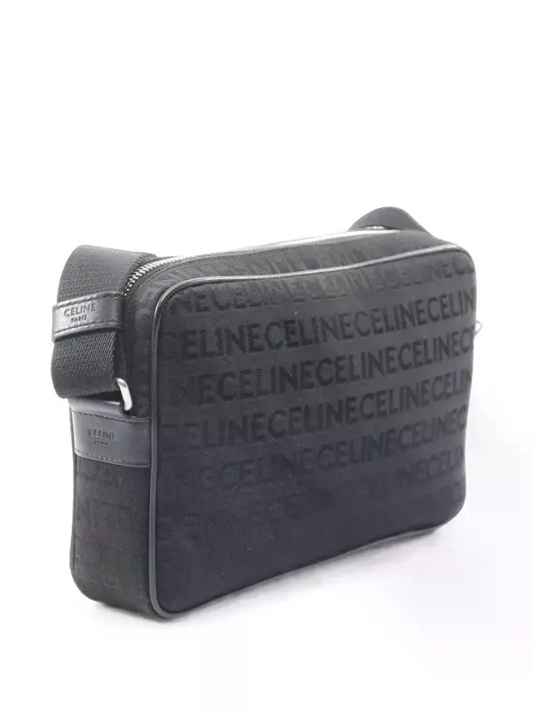 Celine Embroidered Logo Shoulder Bag