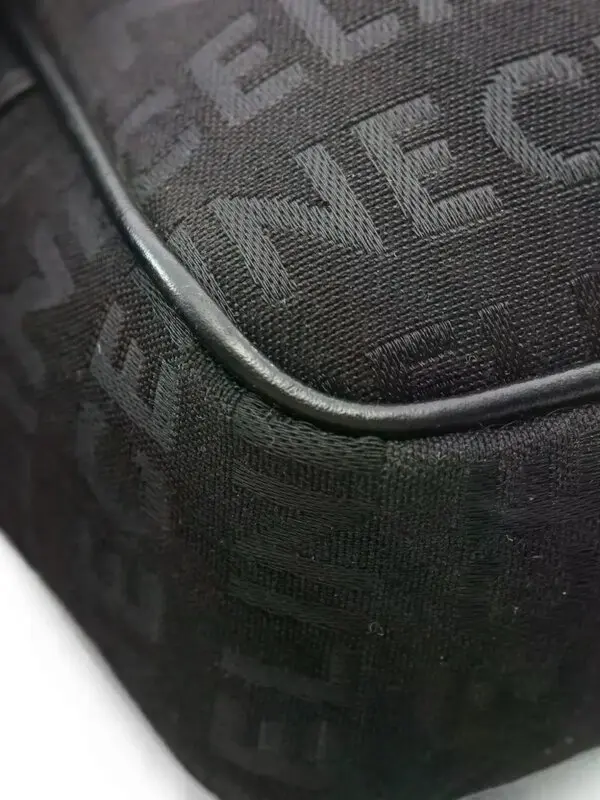 Celine Embroidered Logo Shoulder Bag