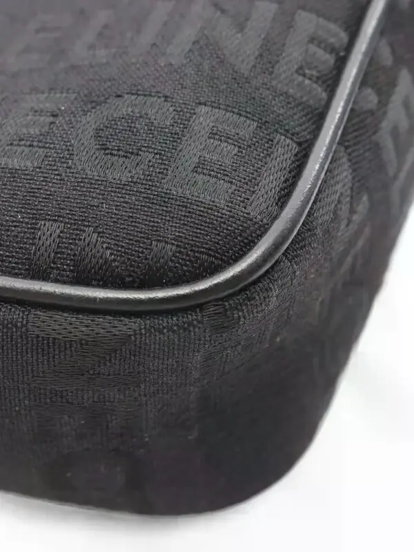 Celine Embroidered Logo Shoulder Bag