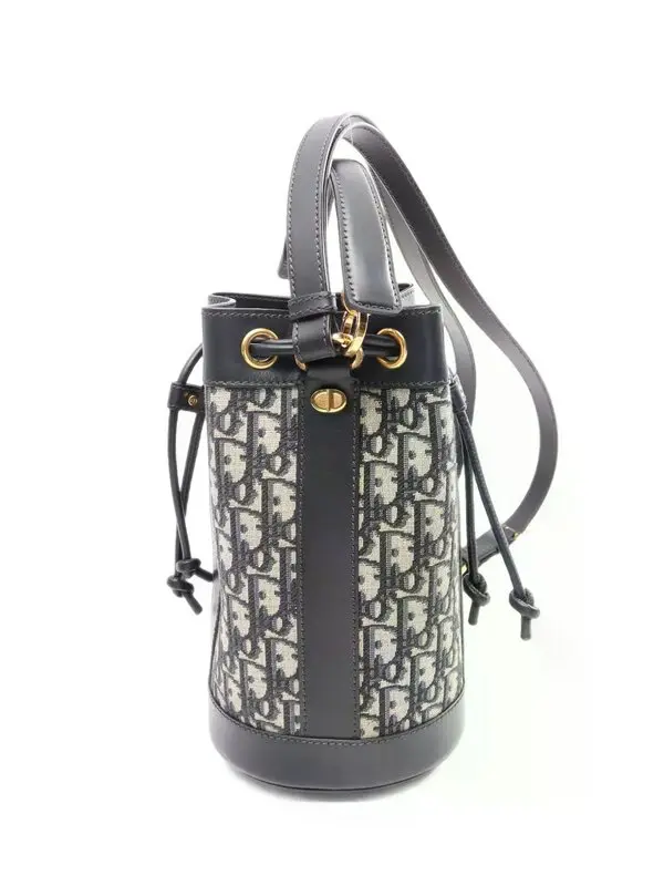 Dior Oblique Canvas Bucket Bag