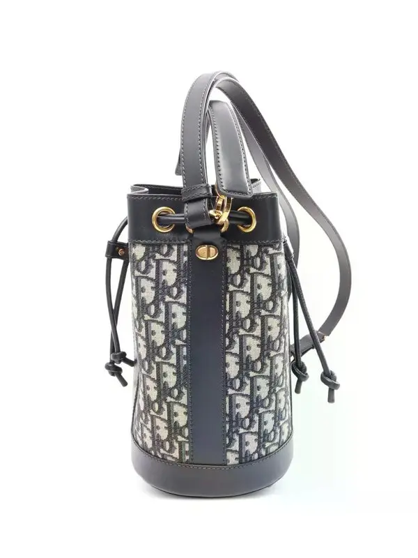 Dior Oblique Canvas Bucket Bag