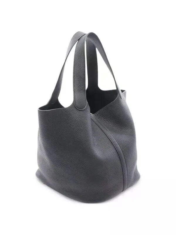 Hermès 2022 Mm Picotin Lock Tote Bag - Black