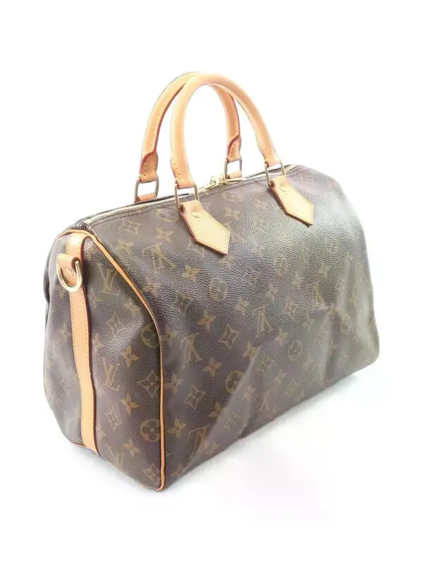 LOUIS VUITTON Speedy Bandoulière Monogram Luggage - Brown