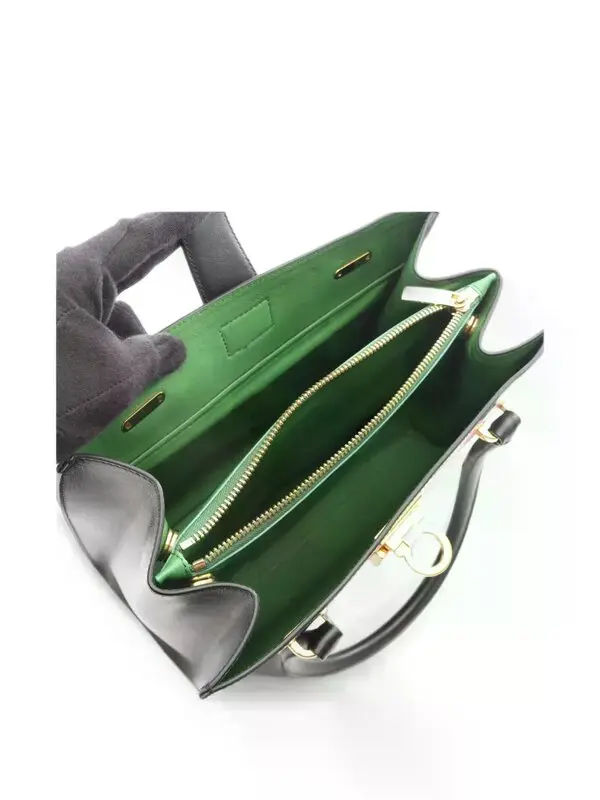 FERRAGAMO Gancini Flower Handbag