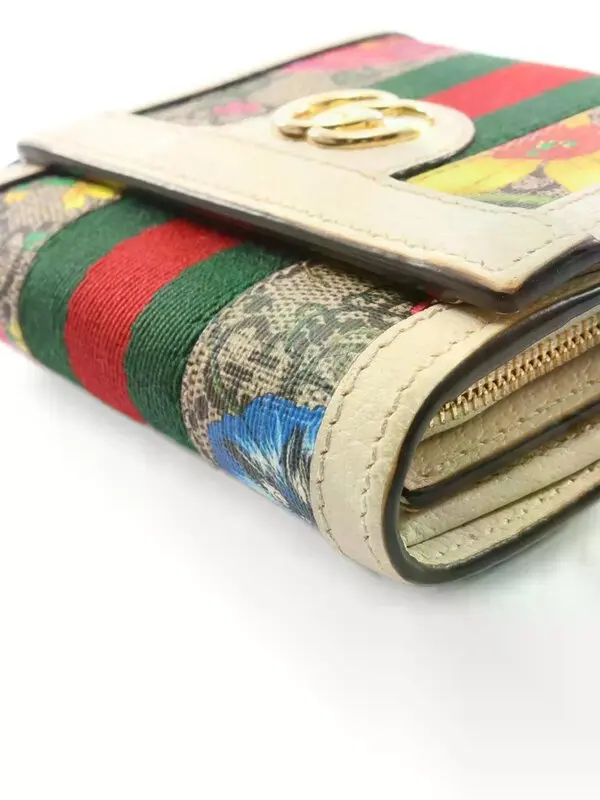 Gucci 2000s Ophidia Gg Floral Wallet