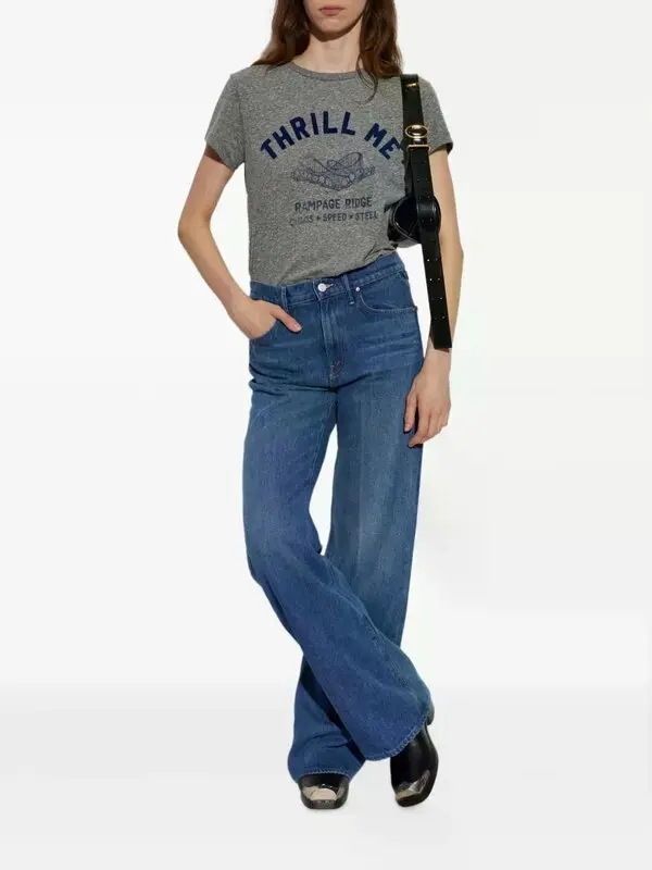 MOTHER The Boxy Goodie Goodie Slogan-print T-shirt