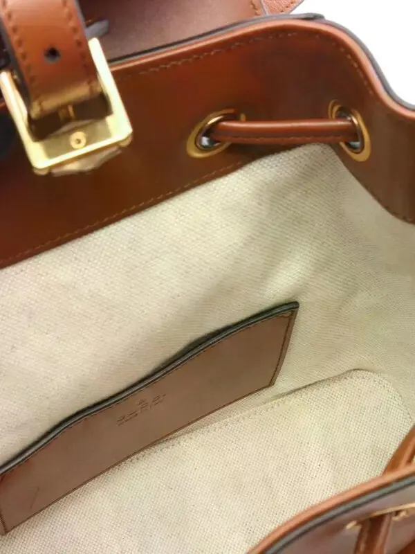 Gucci Bamboo Backpack - Brown