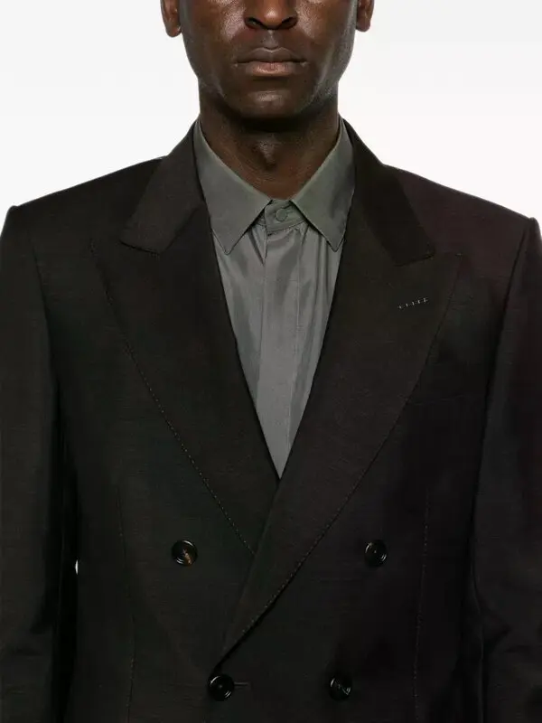 TOM FORD Double-breasted Peak-lapel Suit