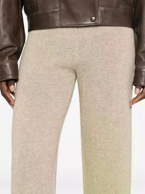I BLUES Fine-knit Cropped Trousers