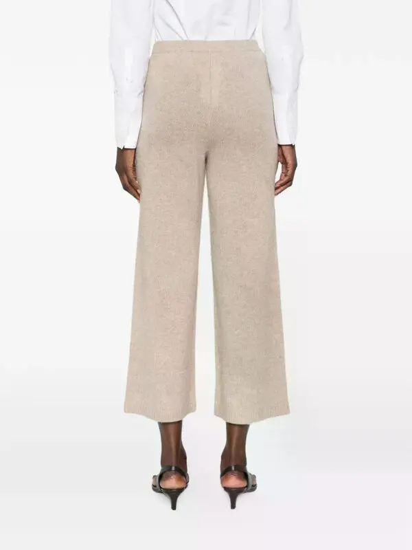 I BLUES Fine-knit Cropped Trousers