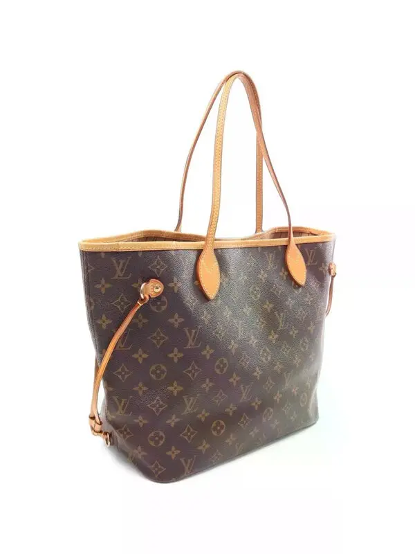 LOUIS VUITTON Monogram Canvas Neverfull Mm Tote Bag - Brown