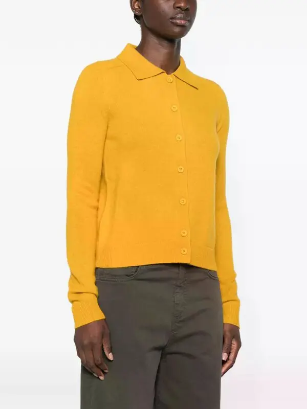 I BLUES Button-up Collared Cardigan
