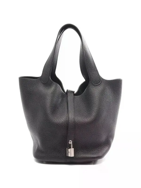 Hermès 2019 Mm Picotin Lock Tote Bag - Black