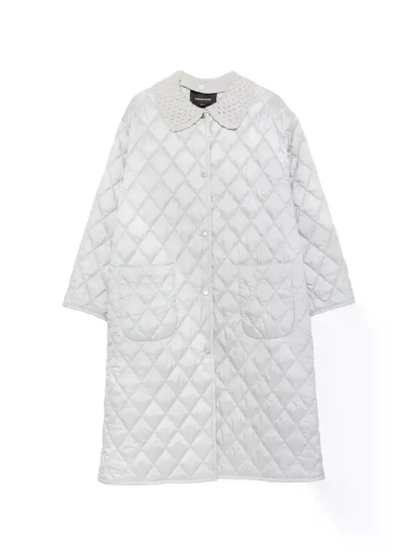 Fabiana Filippi Quilted Knit-collar Coat